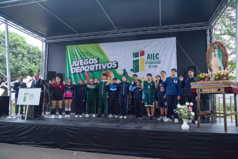 Juegos deportivos AIEC 2025: Compañerismo y fraternidad entre colegios - Arzobispado de Lima